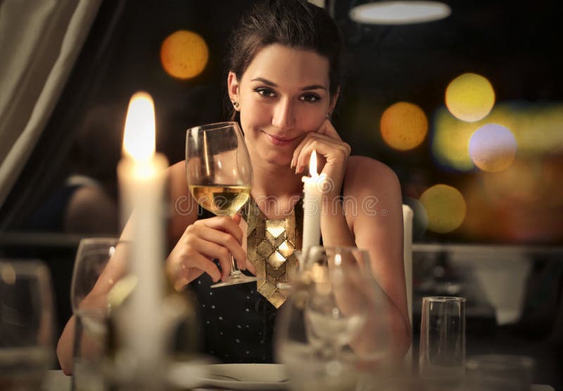 Classy woman driving a car stock photo. Image of landscaped - 49191110