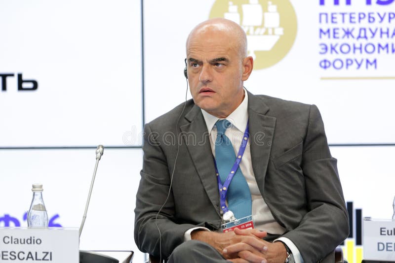 Claudio Descalzi imagen de archivo editorial. Imagen de ciudad - 73636499