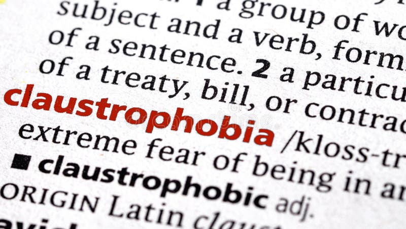 Claustrophobia stock image. Image of small, text, claustrophobic ...