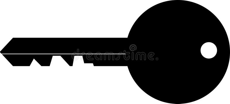 Clave De Símbolo De Clave De Signo Clave De Bloqueo Vector Ilustración ...