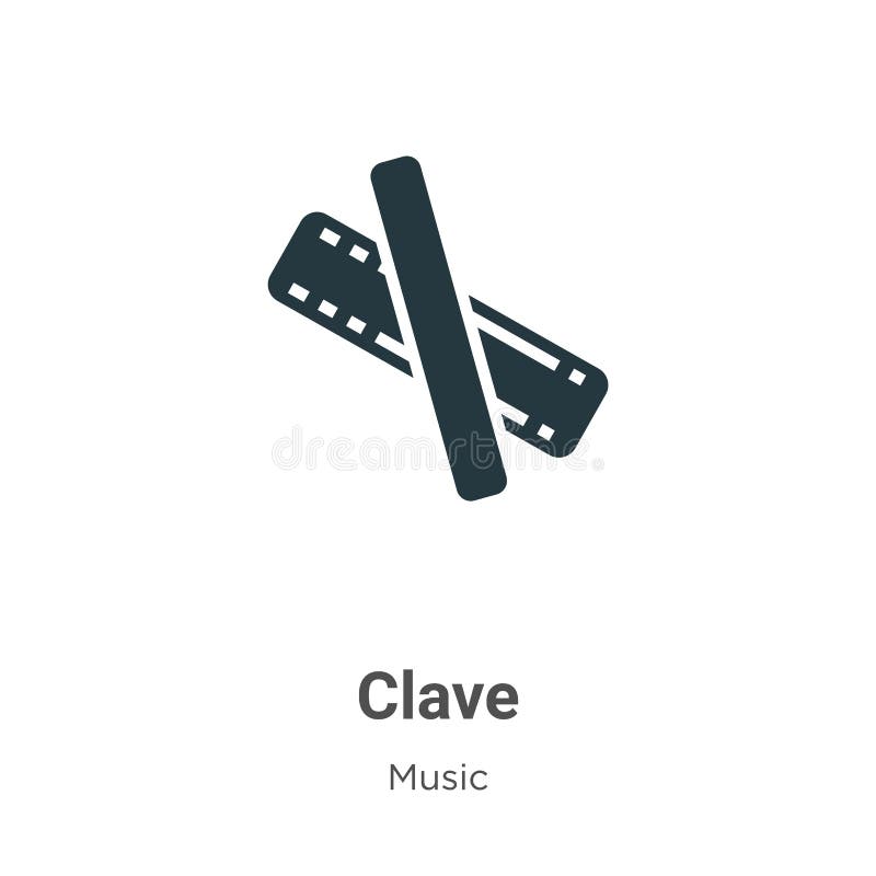 Clave Vector Icon on White Background. Flat Vector Clave Icon Symbol ...