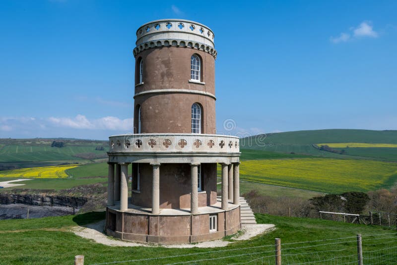 Clavell Tower at Kimmeridge Bay Stock Photo - Image of dorset ...