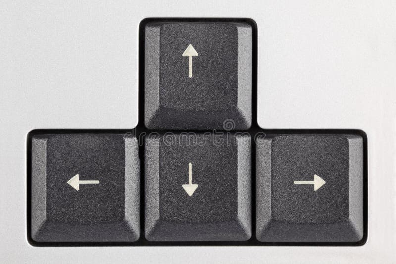 Claves De Flecha En El Teclado Foto De Archivo Imagen De Fondo
