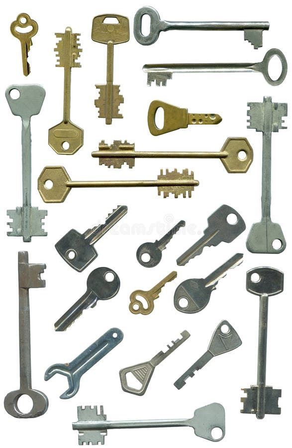 Claves imagen de archivo. Imagen de aislado, truncamiento - 8655717