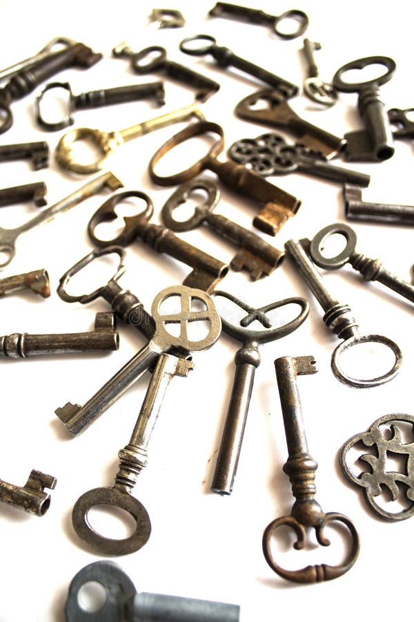 Claves vintage imagen de archivo. Imagen de mercado - 253039421