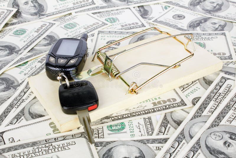 Claves y dinero del coche foto de archivo. Imagen de servicio - 21439366