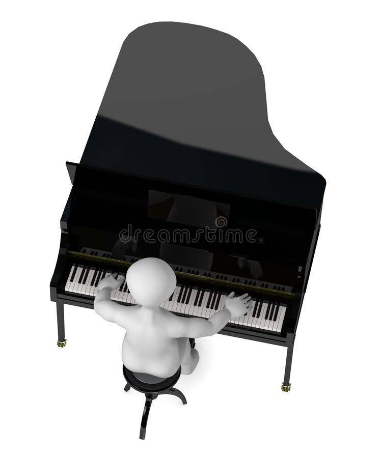 Clavier stock illustration. Illustration of render, melody - 13498763