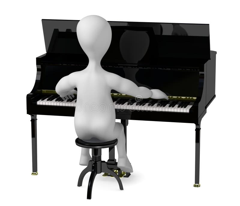 Clavier stock illustration. Illustration of capella, render - 13498767