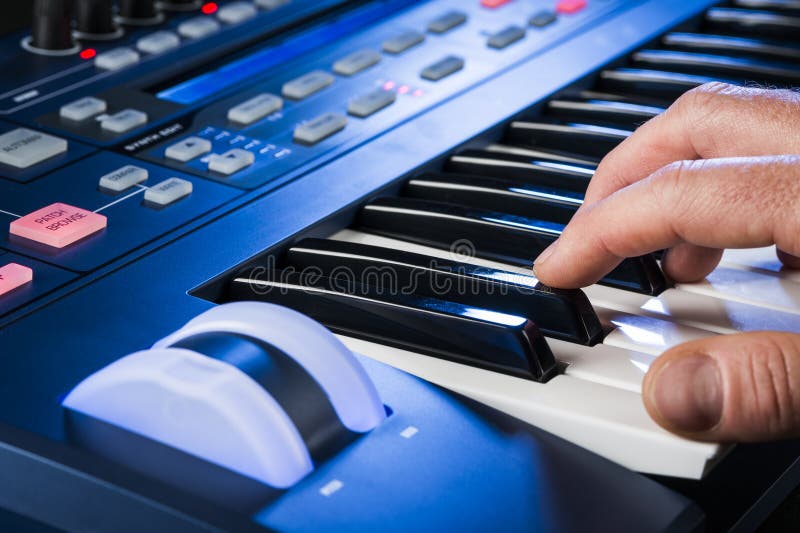 Clavier photo stock. Image du illuminé, indoors, métier - 51792774