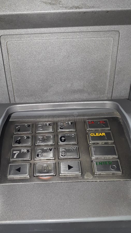 Claviers De La Machine Automatique De Caisson Image stock - Image du ...