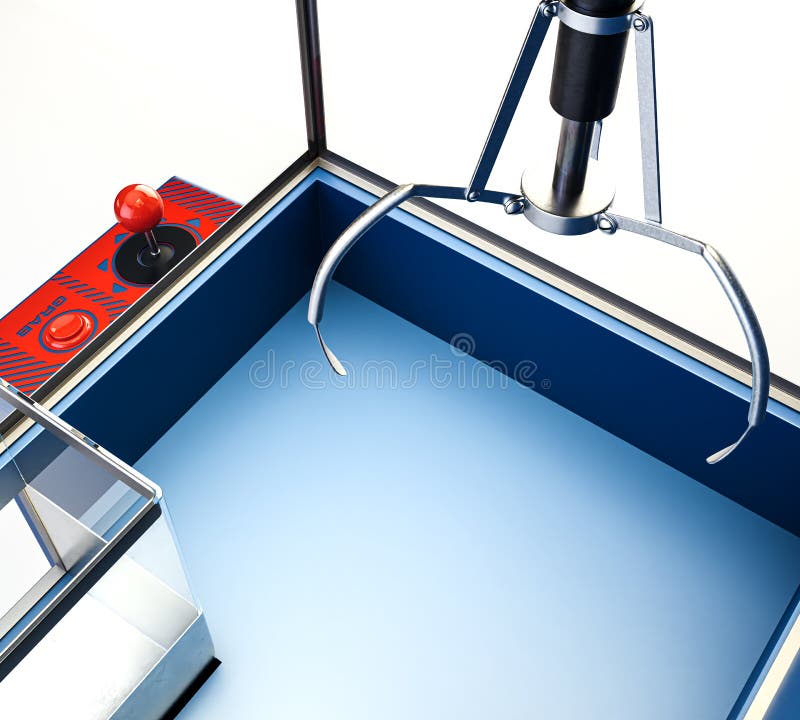 Claw Arcade Game stock illustration. Illustration of claw - 178204361