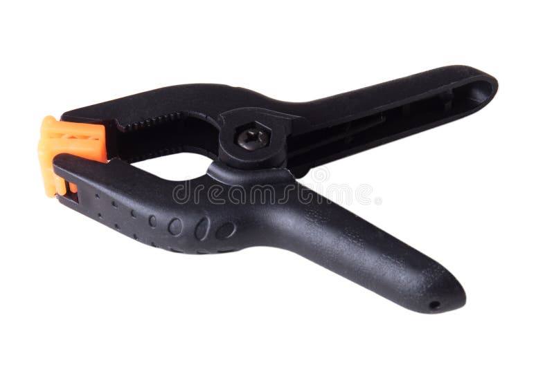 Claw Clamp Clamp Plastic Nailer Tool To Fasten Hold Stock Image - Image ...