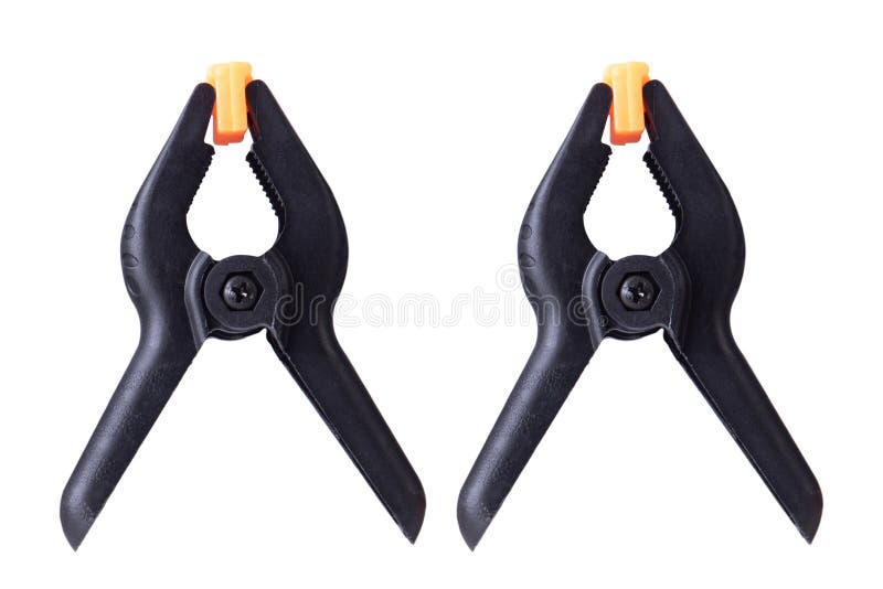 Claw Clamp Clamp Plastic Nailer Tool To Fasten Hold Stock Image - Image ...