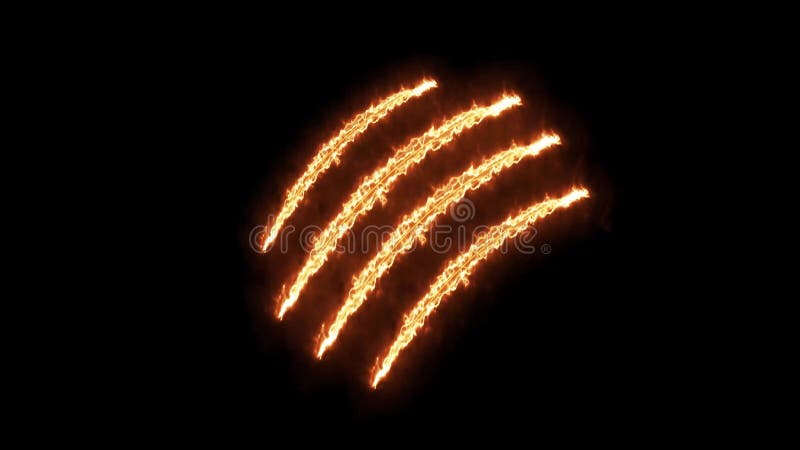 Claw Effect Animated Animal Scratch Effect Flaming Scratch Light Effect ...