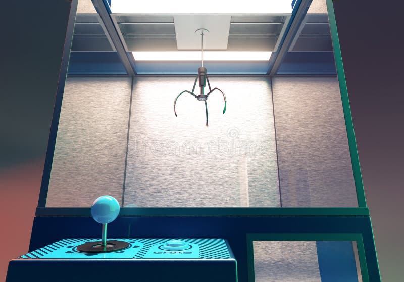 Arcade Robotic Claw Game Machine Stock Illustrations – 283 Arcade ...