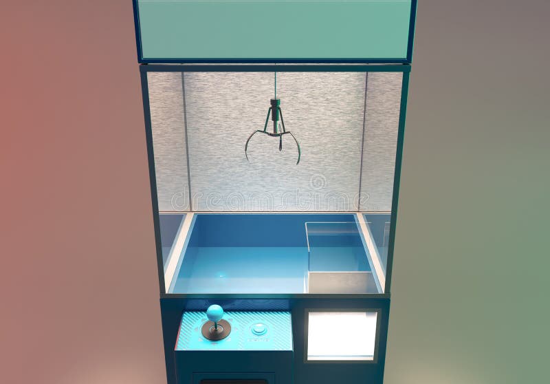 Arcade Robotic Claw Game Machine Stock Illustrations – 283 Arcade ...