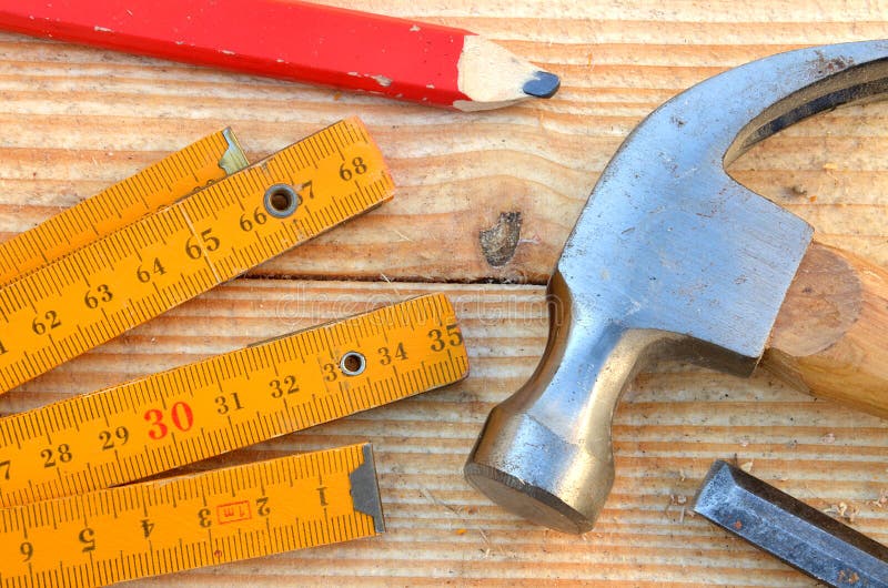 Carpenter with meter stock photo. Image of industry, carpenter - 35516460