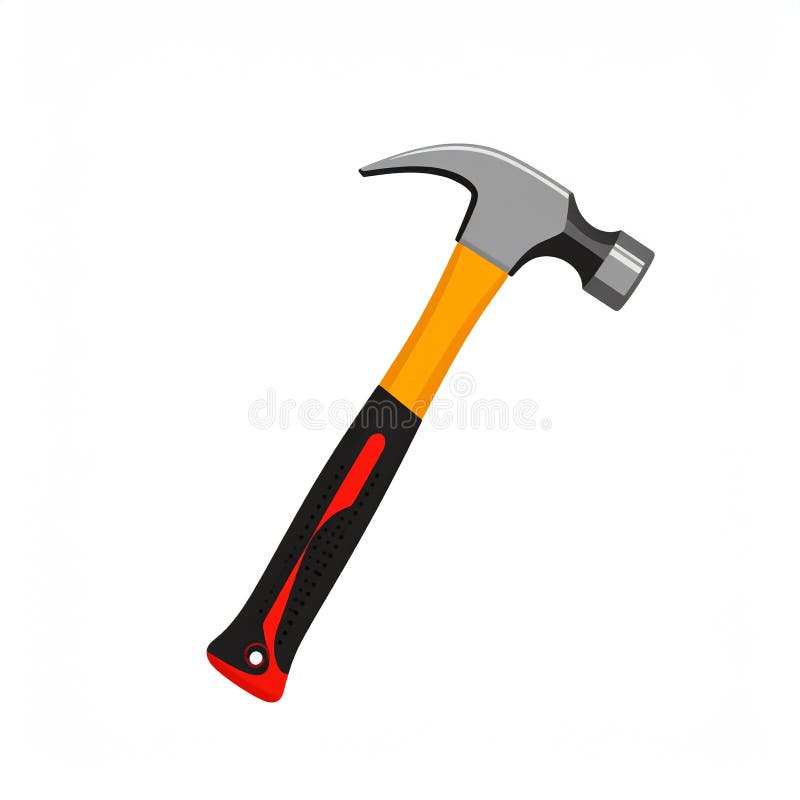 Claw Hammer, Construction Tool, DIY Repair Stock Illustration ...