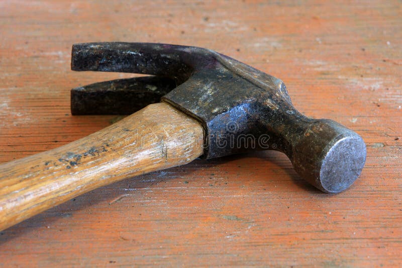 Claw hammer stock image. Image of work, bench, countertop - 76392165
