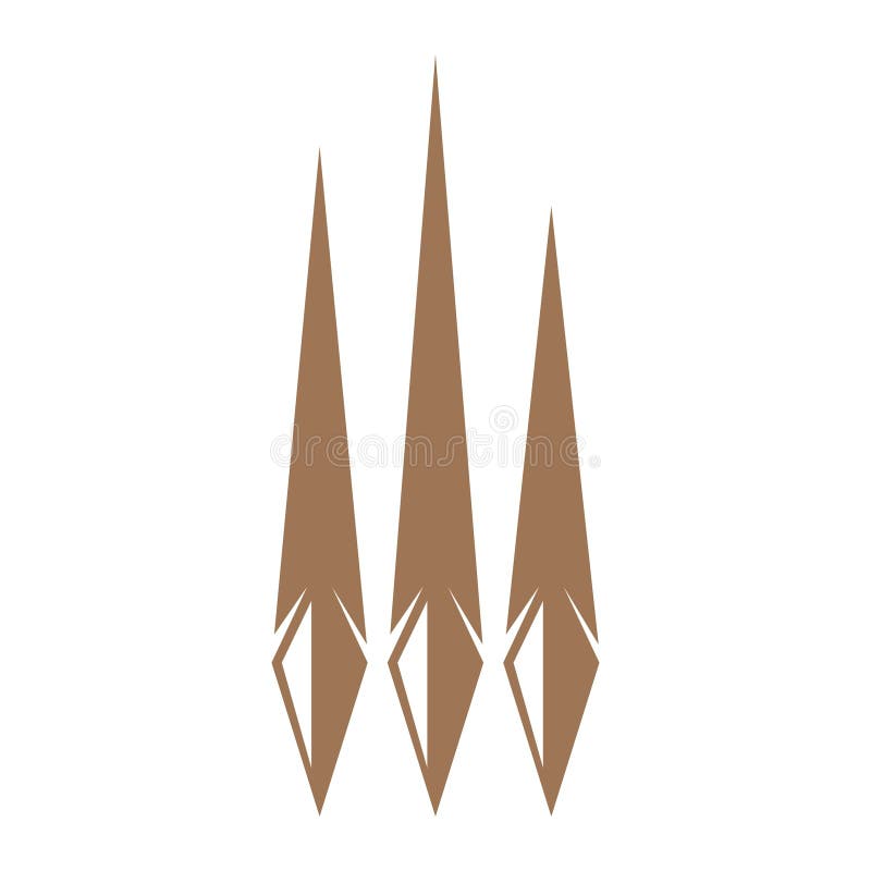 Claw icon logo design stock illustration. Illustration of bear - 270513778