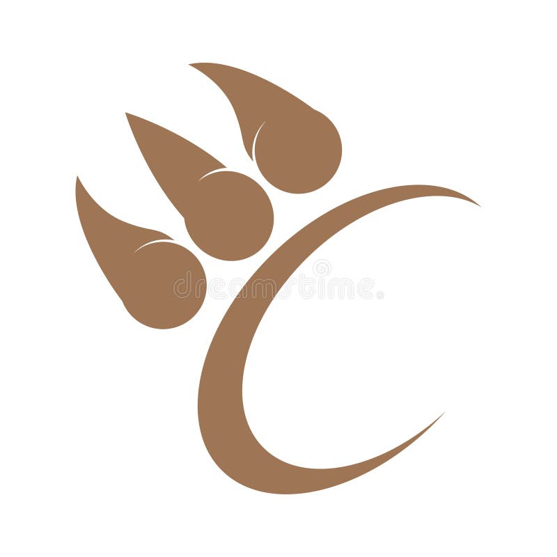 Claw icon logo design stock illustration. Illustration of power - 270513706