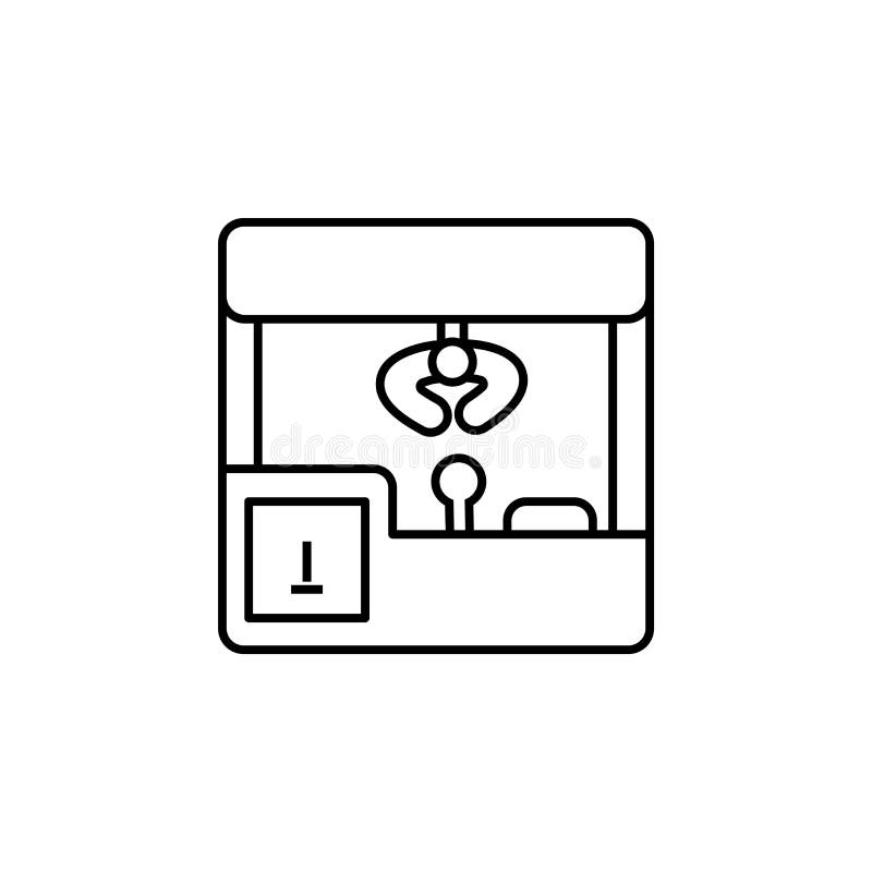 Crane Claw Machine Game Stock Illustrations – 684 Crane Claw Machine ...