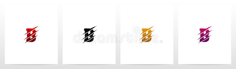Claw Marks on Letter Logo Design R Stock Vector - Illustration of claws ...