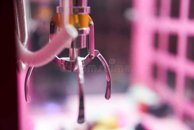 Doll Picker or Claw Clamp Machine in Game Arcade,clamping Doll Stock ...