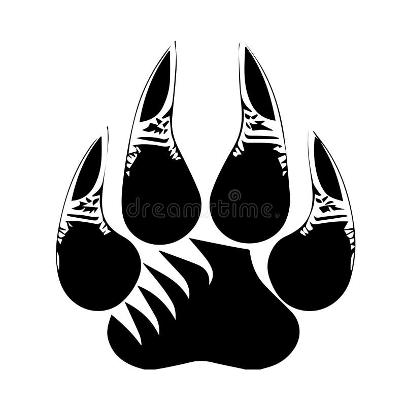 Claw Print, Showcasing the Distinct Imprint of a Predatory Animal S ...