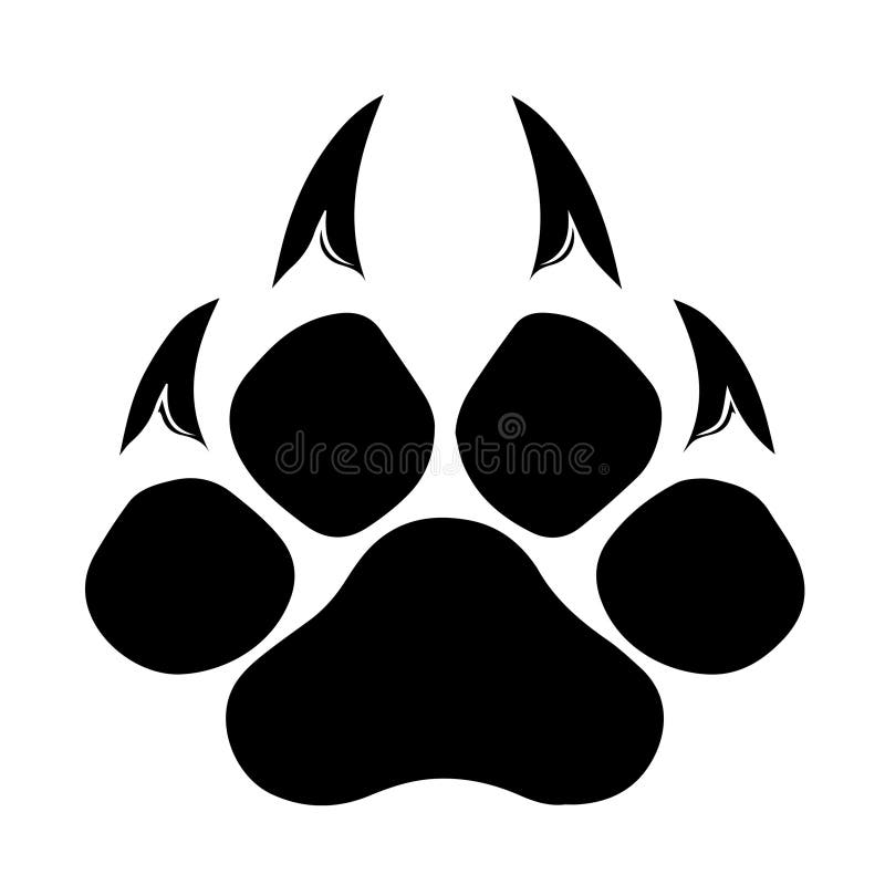 Claw Print, Showcasing the Distinct Imprint of a Predatory Animal S ...