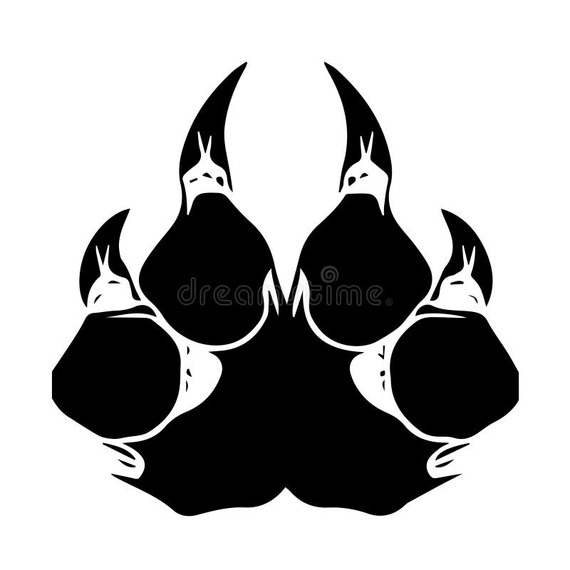 Claw Print, Showcasing the Distinct Imprint of a Predatory Animal S ...