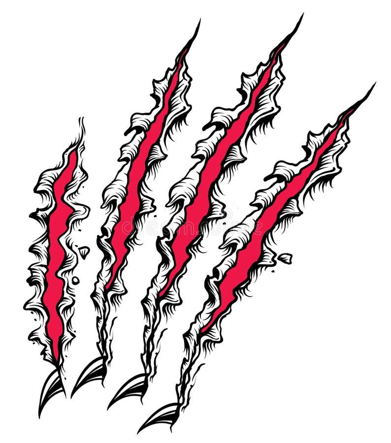 Claw Scratch stock vector. Illustration of variation - 38191418