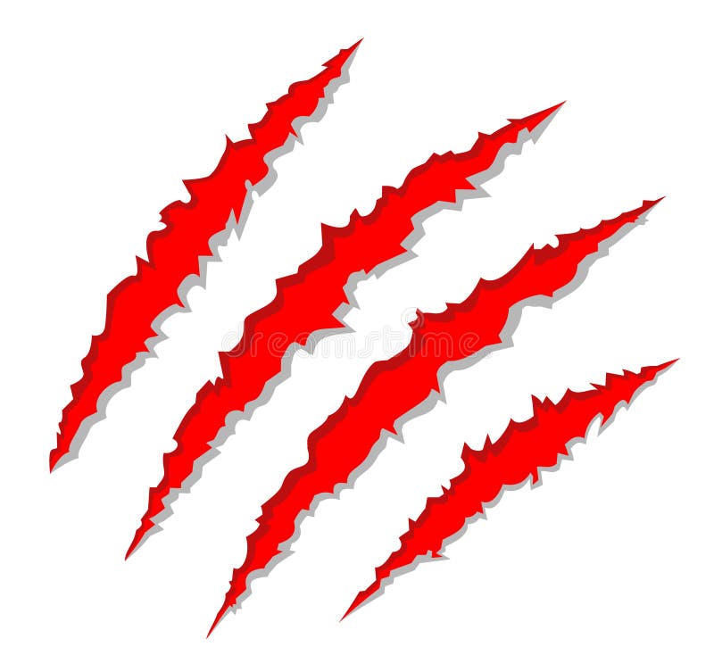 Claw scratches stock illustration. Illustration of danger - 51549416