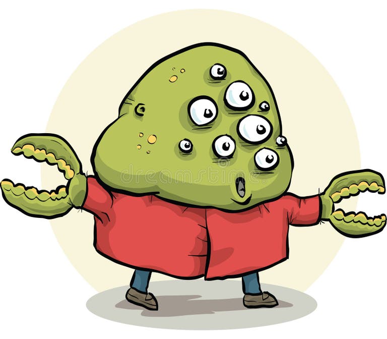 Clawed Alien stock illustration. Illustration of eyes - 41748575