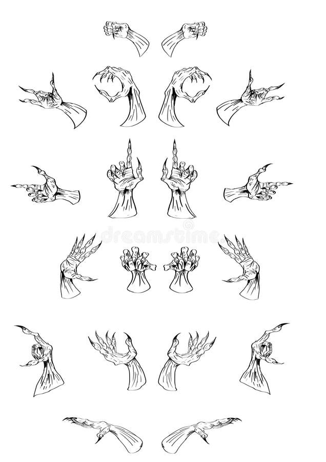 Claws stock vector. Illustration of finger, note, human - 27382439