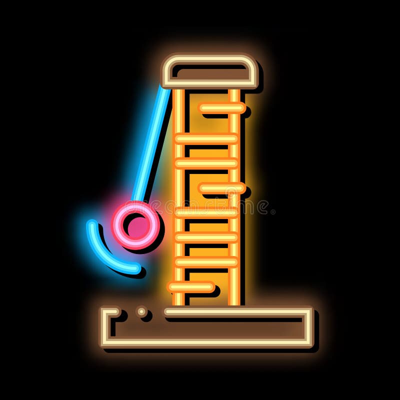 Claws Clapper Neon Glow Icon Illustration Stock Vector - Illustration ...