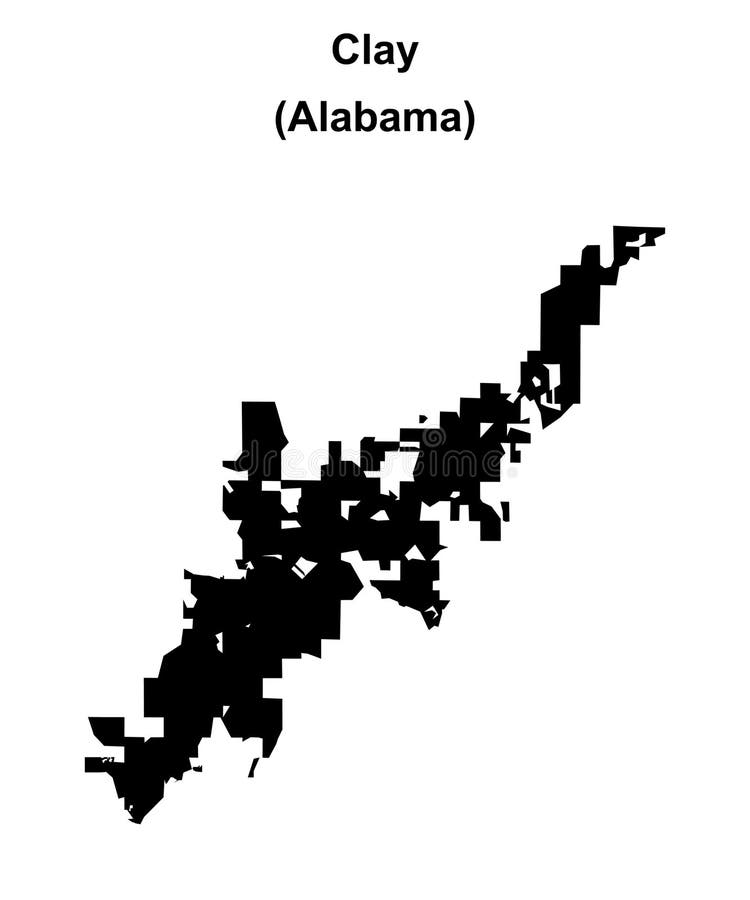 Clay outline map stock vector. Illustration of contour - 357147472