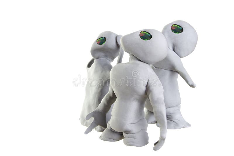 Clay Aliens stock image. Image of clay, claymation, creature - 35199675