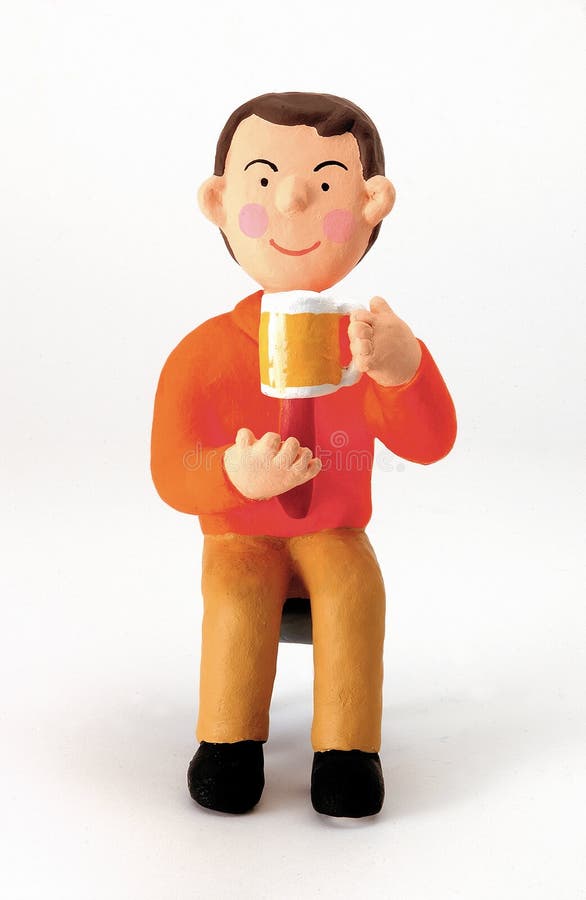 Clay art stock image. Image of product, beer, vertical - 81599703