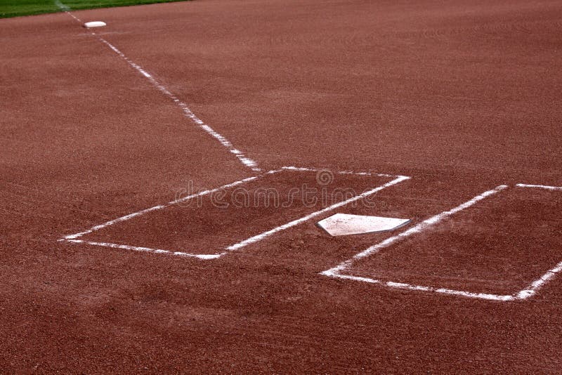 Baseball Batters Box stock image. Image of turf, angle - 15025797