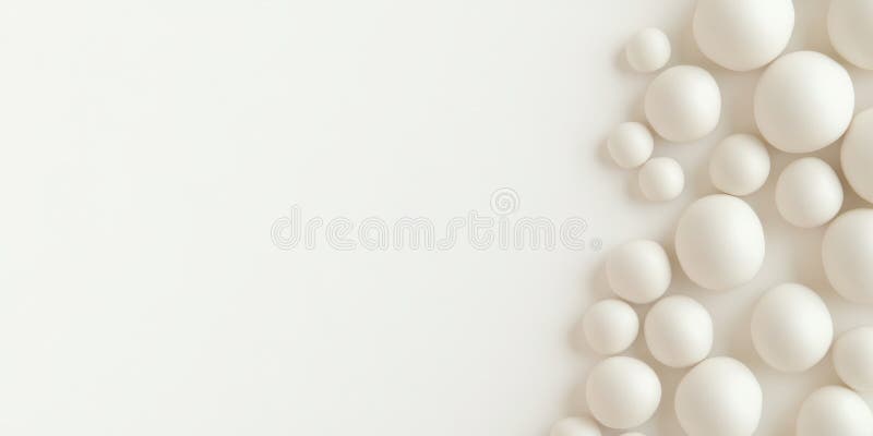 Clay Beads Arranged Elegantly with Empty Contrast Space Ideal for ...
