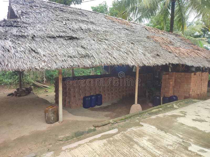 Clay Brick Factory on Country Stock Photo - Image of clay, traditional ...