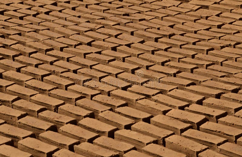 Adobe Bricks - Sustainable Building Materials 2 Stock Image - Image of ...