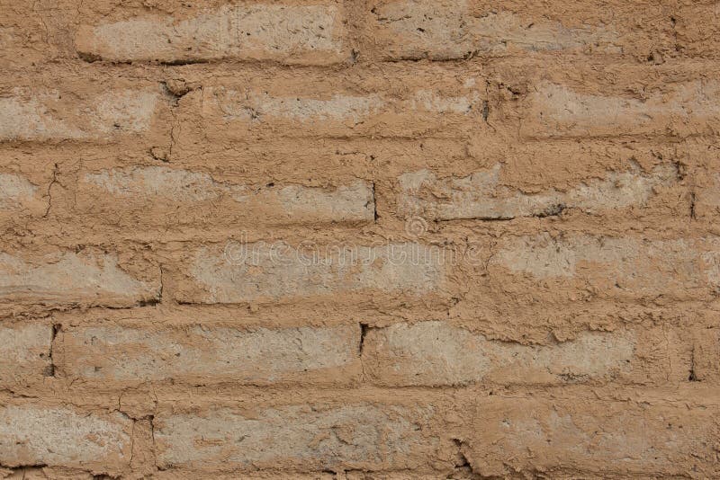 Clay bricks wall stock photo. Image of brick, pattern - 68798564