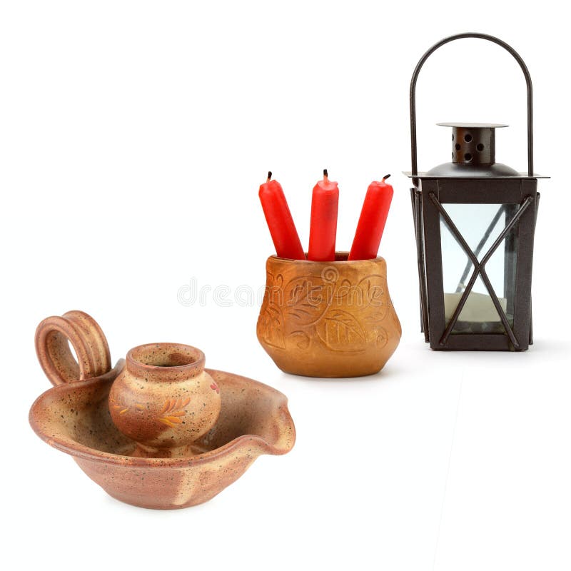 Candle Stubs Isolated White Background Stock Photos - Free & Royalty ...