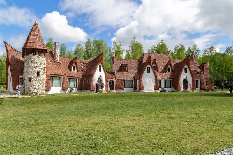 Clay Castle in the Fairy Valley, Romania Editorial Photography - Image ...