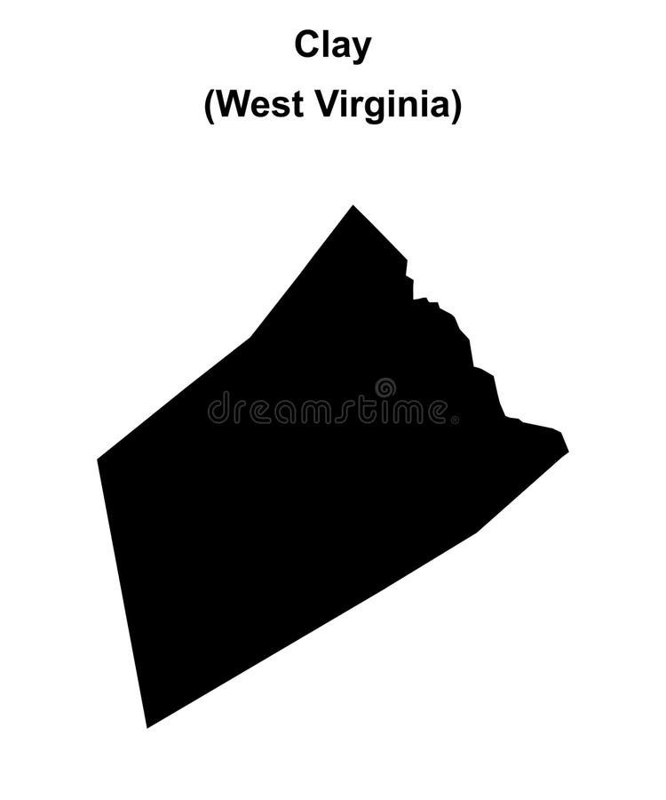 Clay outline map stock vector. Illustration of contour - 361877324