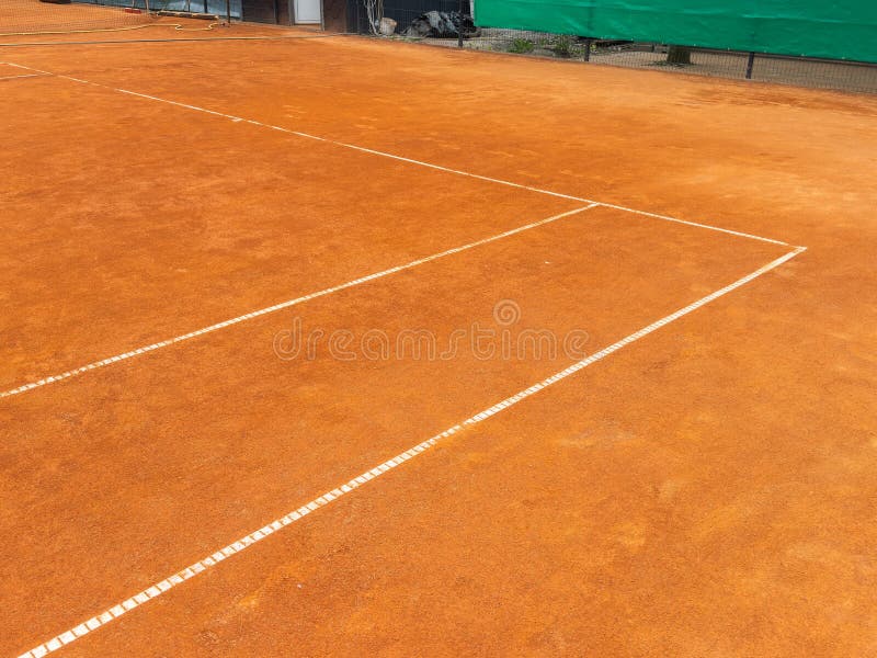 Clay Courts in a Tennis Club Stock Photo - Image of line, court: 321150550