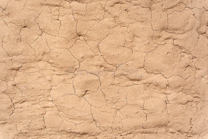 Clay Cracked Wall Texture Bg Stock Image - Image of brown, africa: 255876371