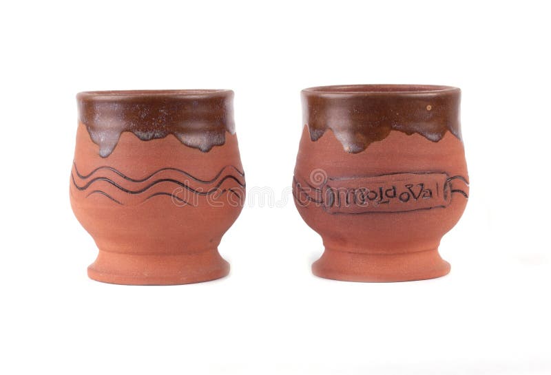Clay cup stock photo. Image of fictile, ceramicist, handle - 15909804